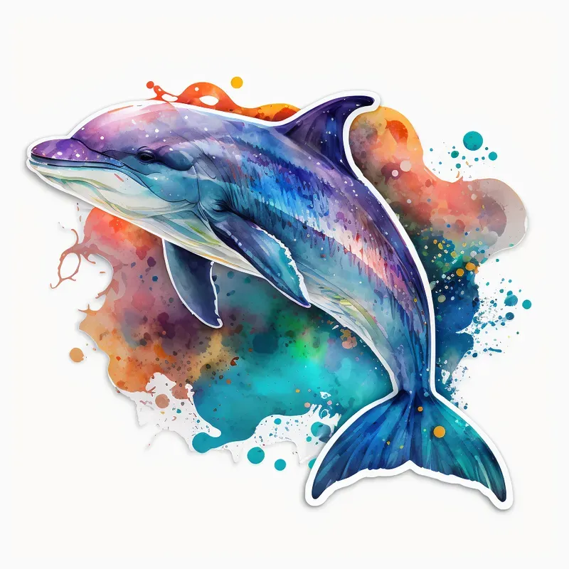 Beautiful Watercolor Stickers Midjourney Prompt | PromptBase