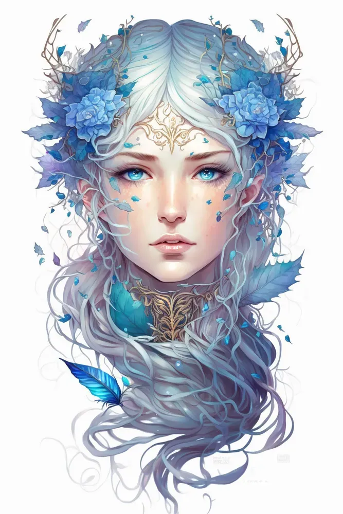 Beautiful Fanciful Women For T-shirts Midjourney Prompt | PromptBase