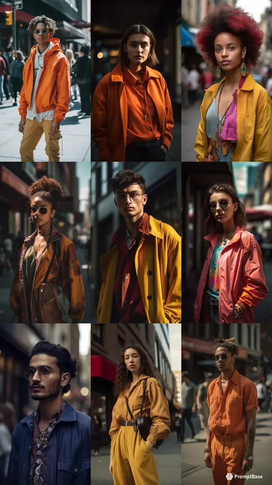 Contemporary Street Style Portraits Midjourney Prompt | PromptBase