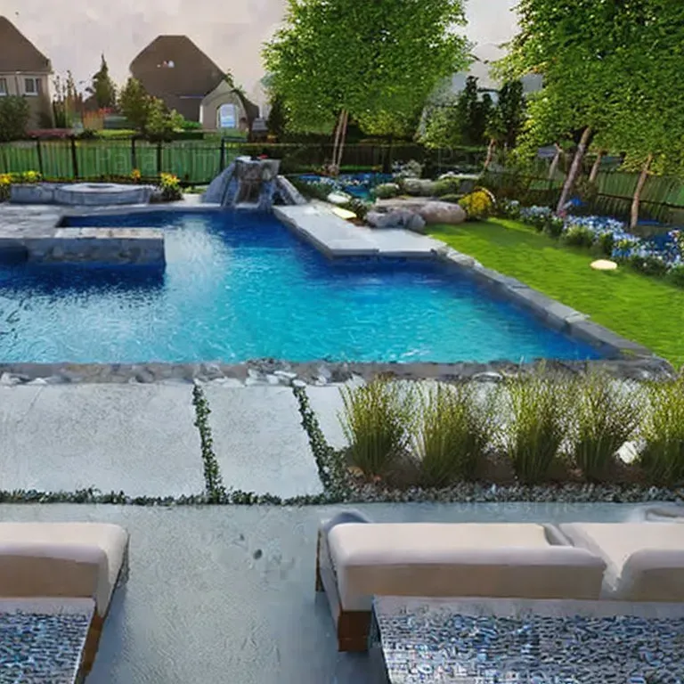 Modern Refreshing Backyard Pool Layouts Stable Diffusion Prompt ...
