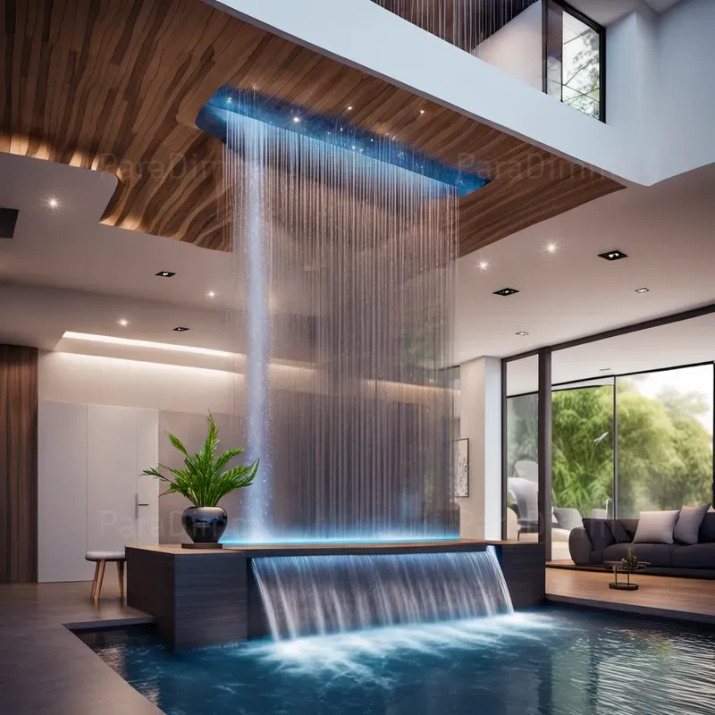 Flush Interior Waterfalls Stable Diffusion Prompt | PromptBase