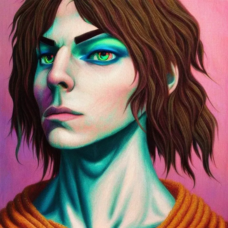 Pointillism Style Male Character Ideas Stable Diffusion Prompt | PromptBase