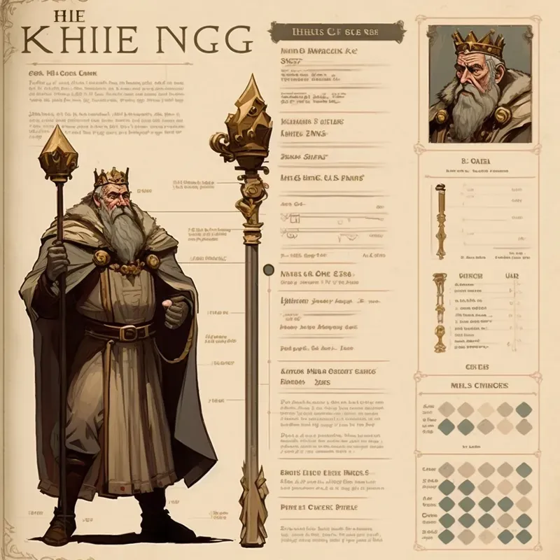 Character Sheet Design Ideas Midjourney Prompt | PromptBase