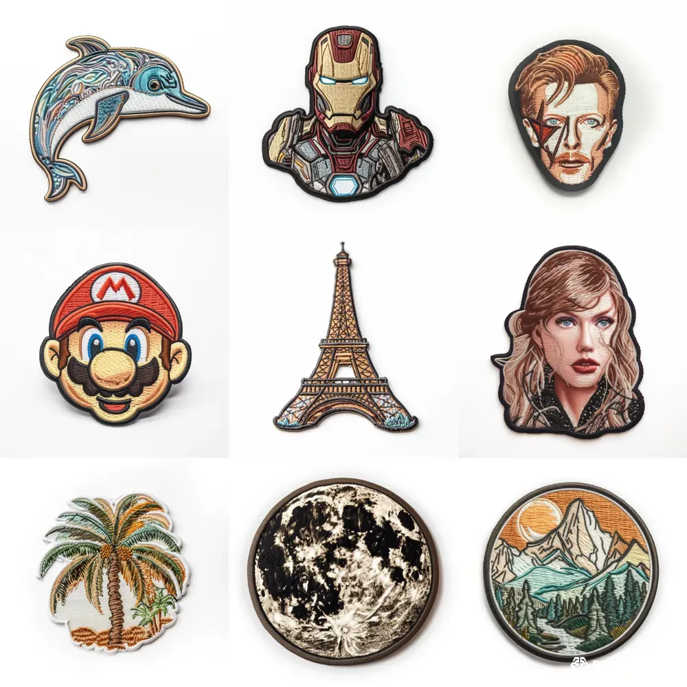 Beautiful Embroidered Patch Designs Midjourney Prompt | PromptBase