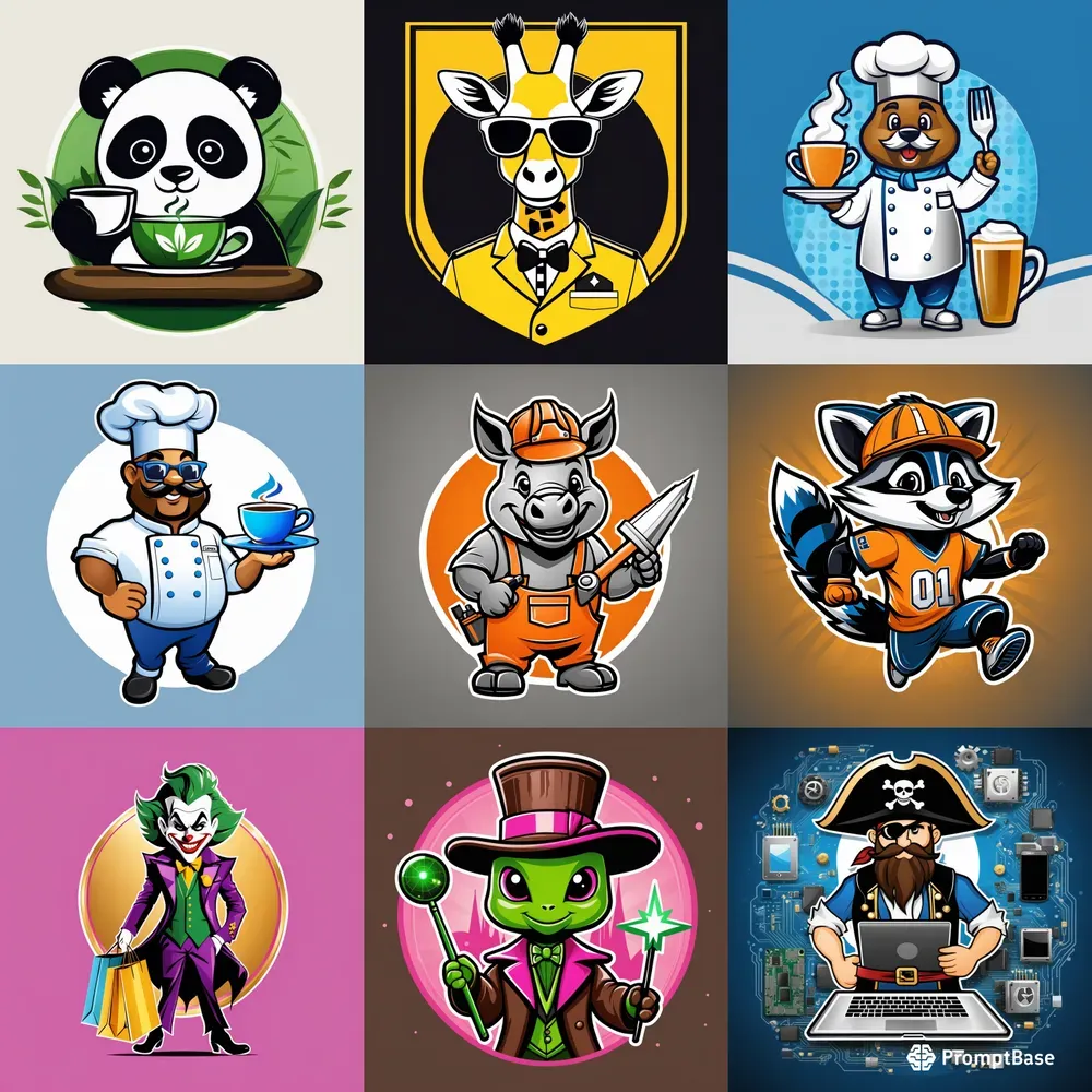 Professional Mascot Logo Stable Diffusion Prompt | PromptBase