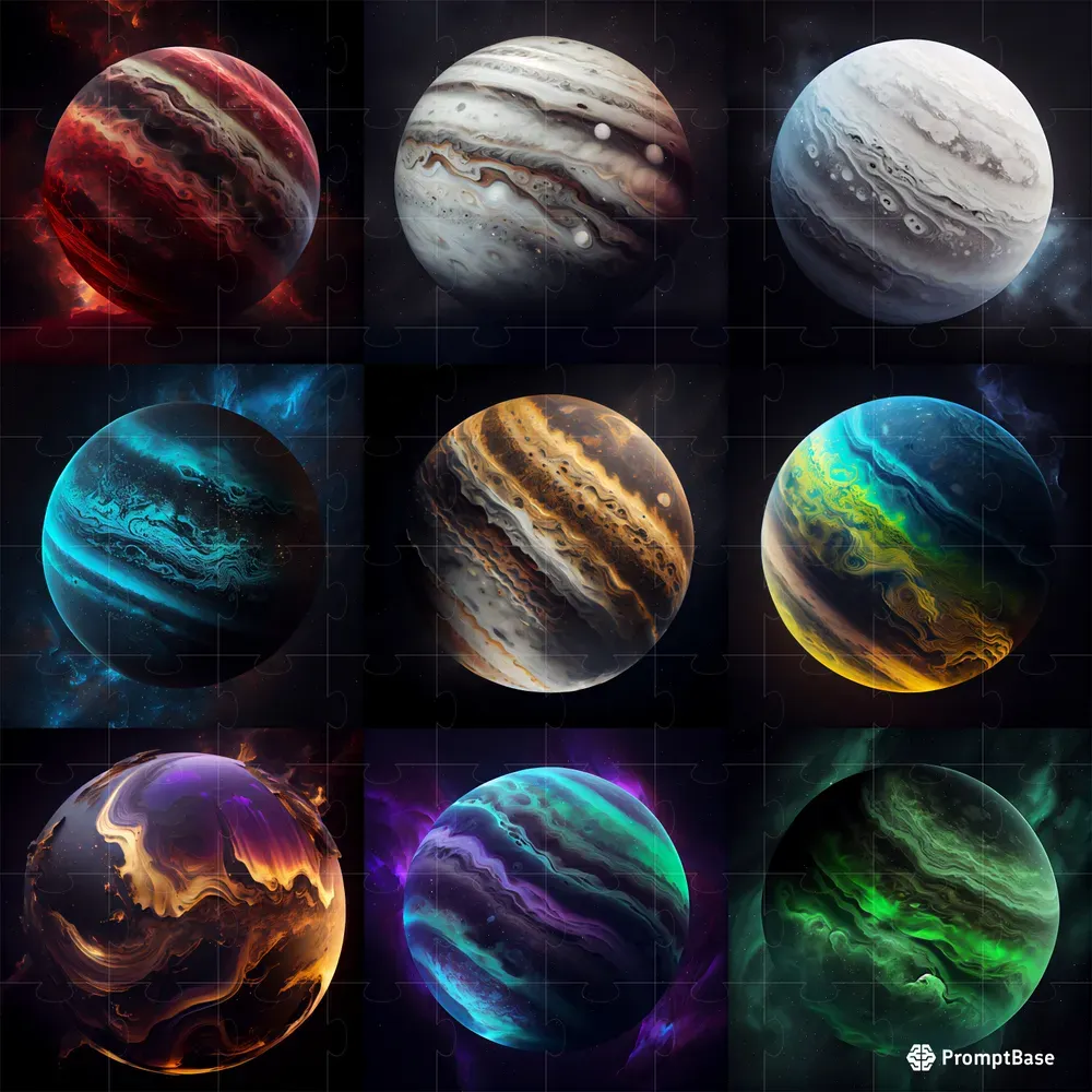 Planet Wallpapers Midjourney Prompt | PromptBase