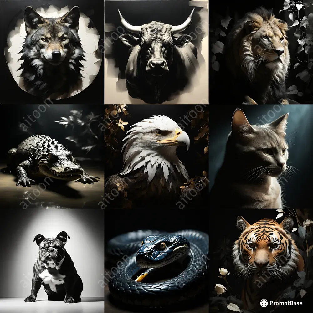 Animal Photograms Leonardo Ai Prompt | PromptBase