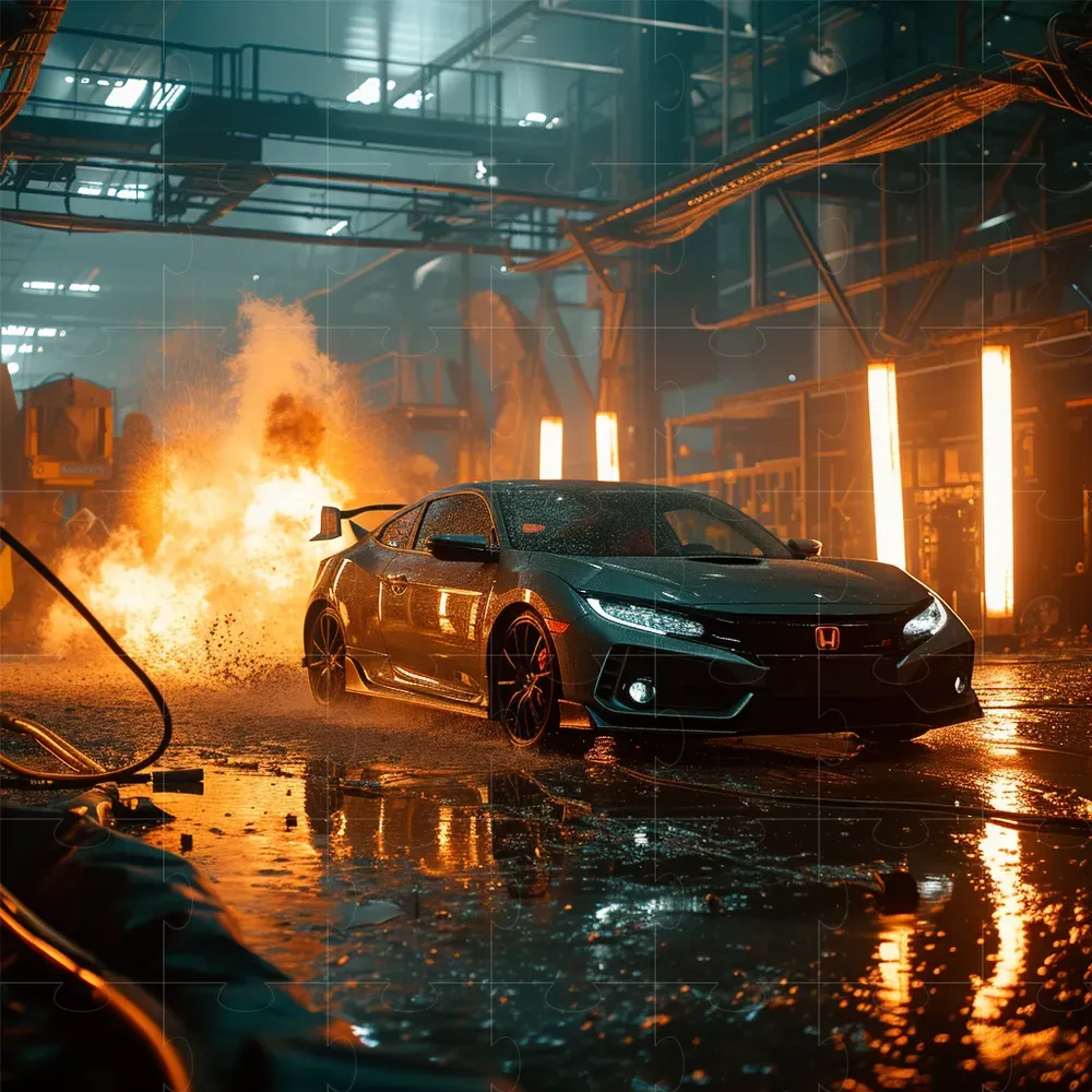 Cinematic Car Shots Midjourney Prompt | PromptBase