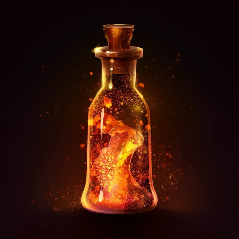Magic Potion Bottles Midjourney Prompt | PromptBase