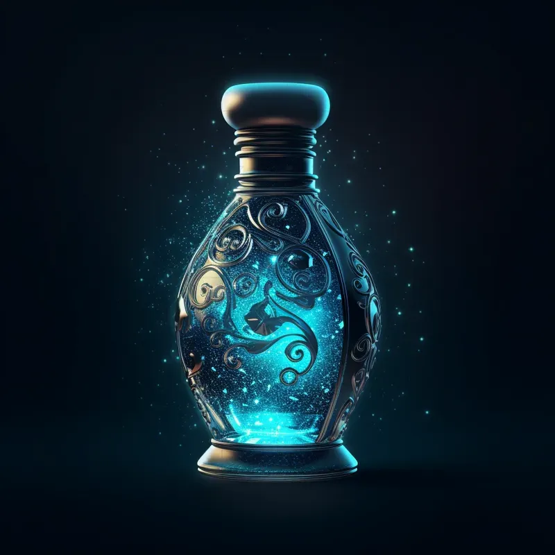 Magic Potion Bottles Midjourney Prompt | PromptBase