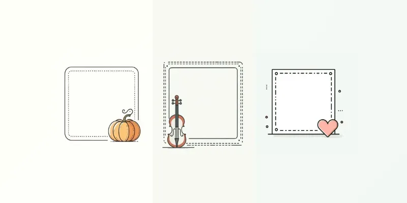 Minimalist Flat Frames DALL·E Prompt | PromptBase