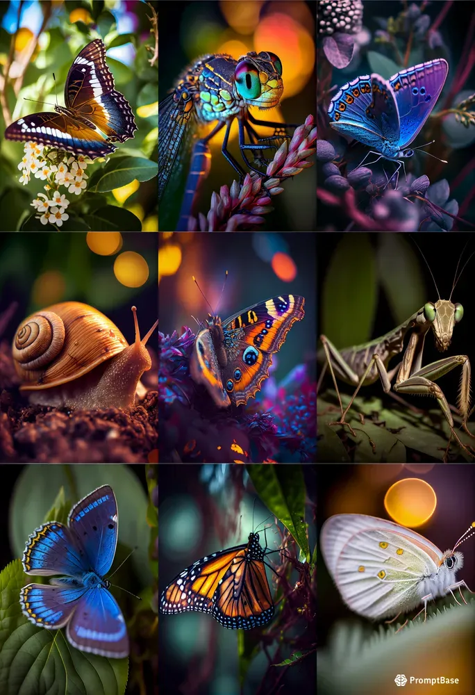 Realistic Insect Wallpapers Midjourney Prompt | PromptBase