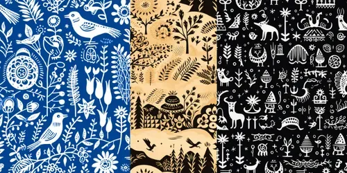 Scandinavian Textile Patterns Midjourney Prompt | PromptBase