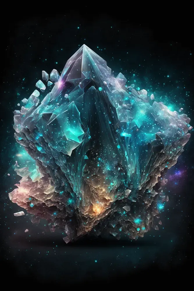 Cosmic Crystals Midjourney Prompt | PromptBase