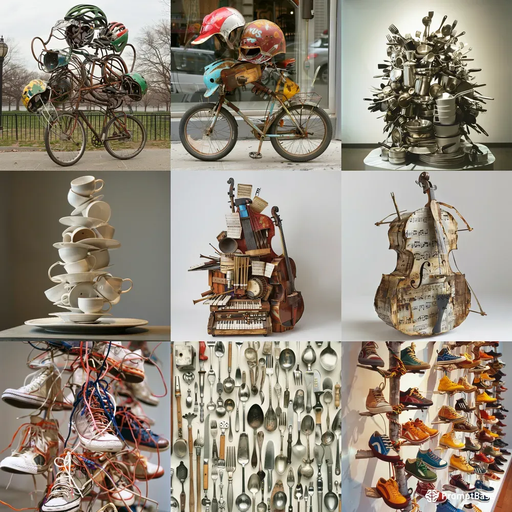 Turning Mundane Objects Into Great Art Midjourney Prompt | PromptBase