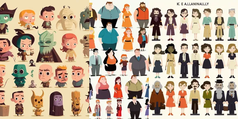 Fast Characters Midjourney Prompt | PromptBase