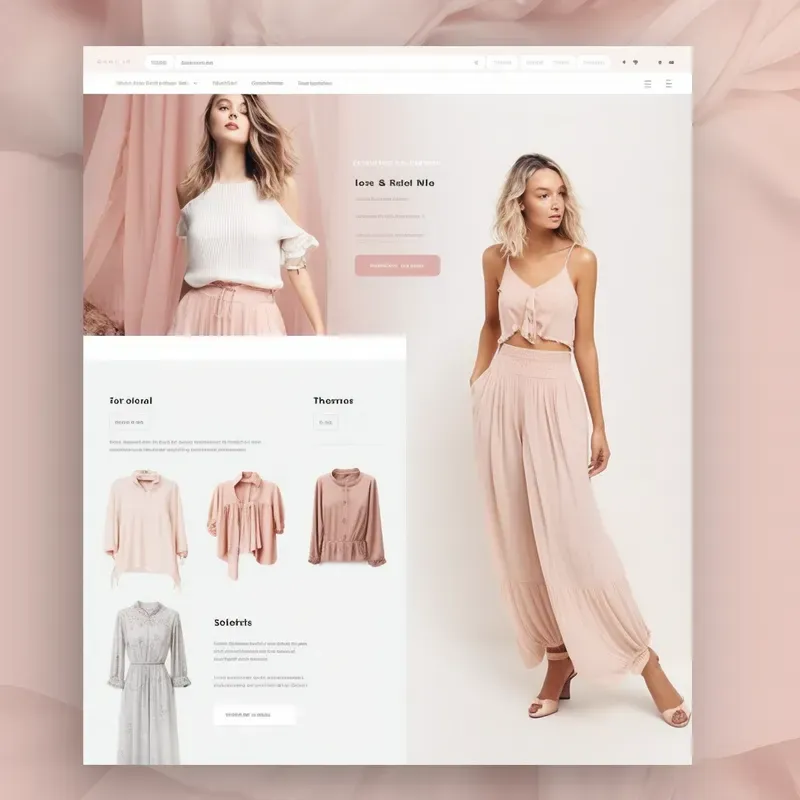 E-commerce Style Website Designs Midjourney Prompt | PromptBase