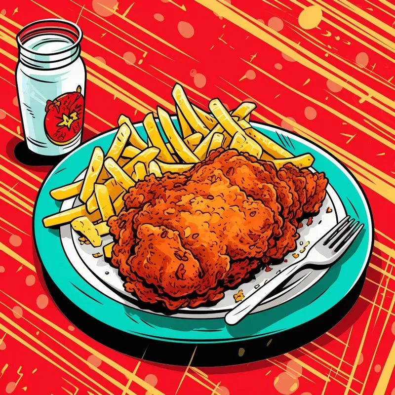 Comic Style Foods Midjourney Prompt | PromptBase