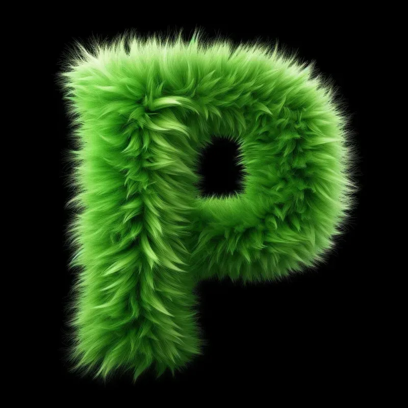 Fluffy Rendered Letters Designs Midjourney Prompt | PromptBase