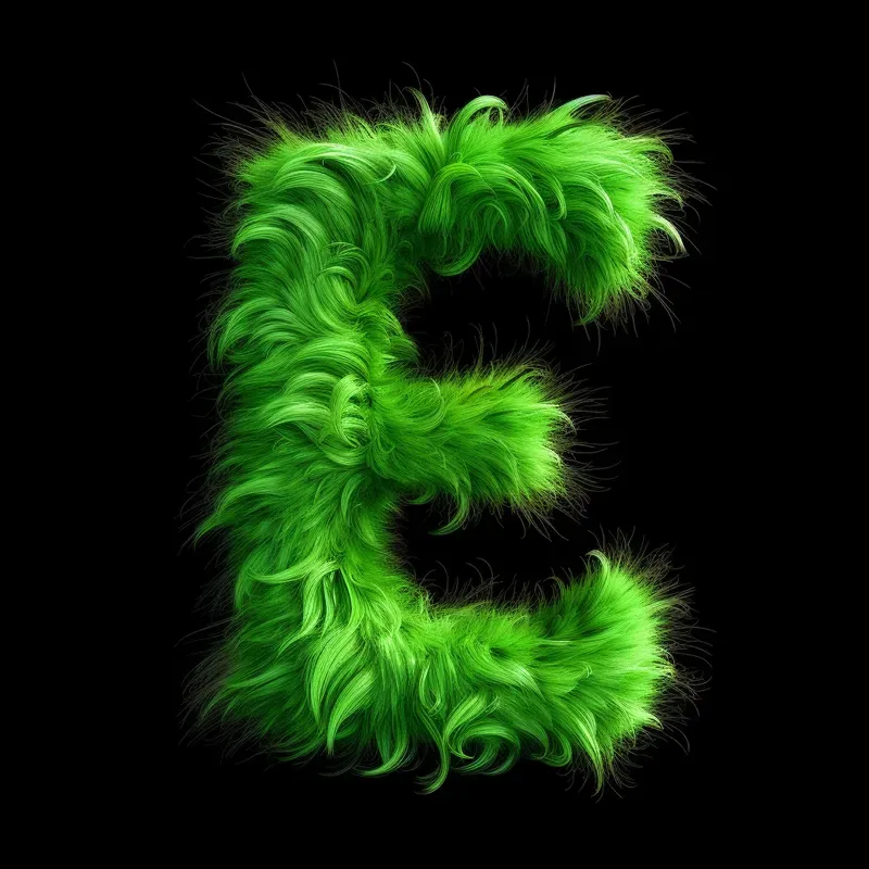 Fluffy Rendered Letters Designs Midjourney Prompt | PromptBase