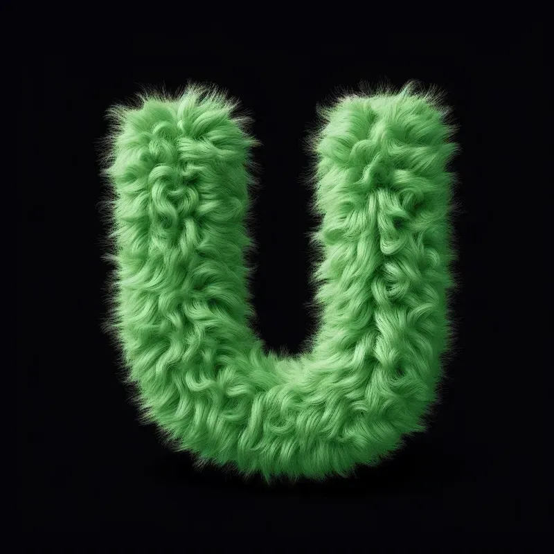 Fluffy Rendered Letters Designs Midjourney Prompt | PromptBase