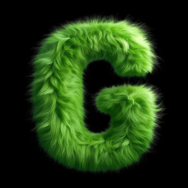 Fluffy Rendered Letters Designs Midjourney Prompt | PromptBase