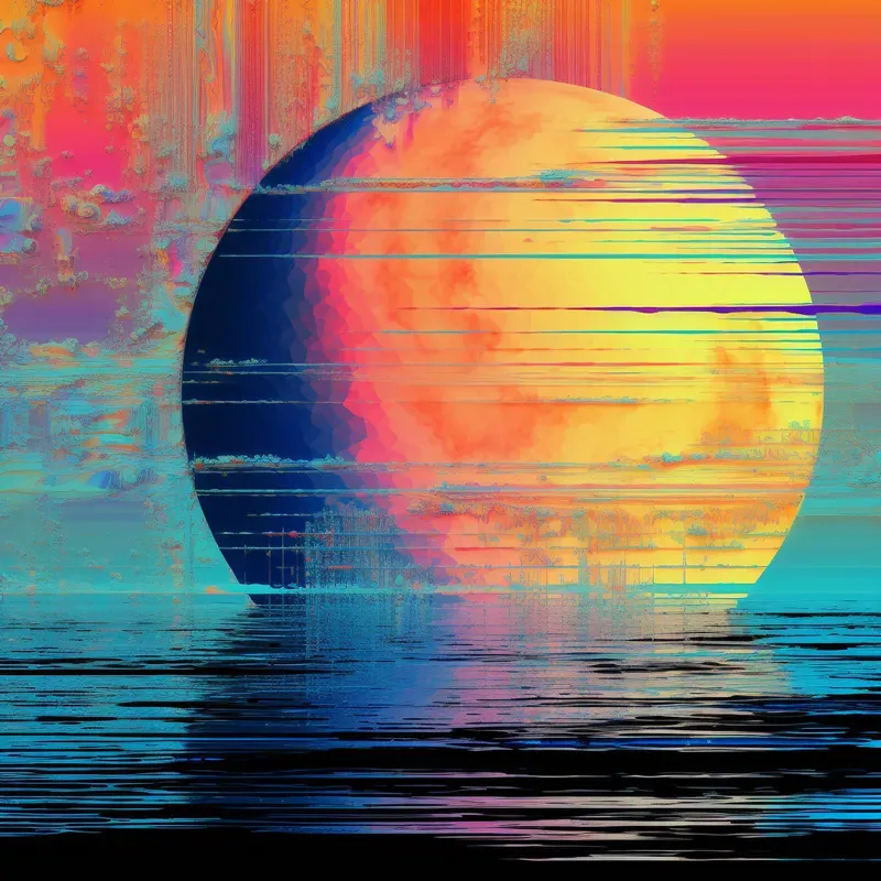 Abstract Glitch Alteration Art Midjourney Prompt | PromptBase