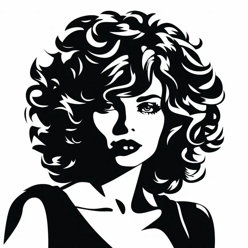 Solid Black Simple Portraits Midjourney Prompt | PromptBase