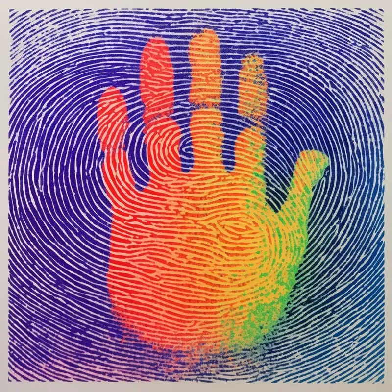 Finger Print Texture Art Midjourney Prompt | PromptBase