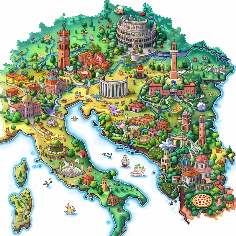 Pokemon Maps Of Countries Midjourney Prompt | PromptBase