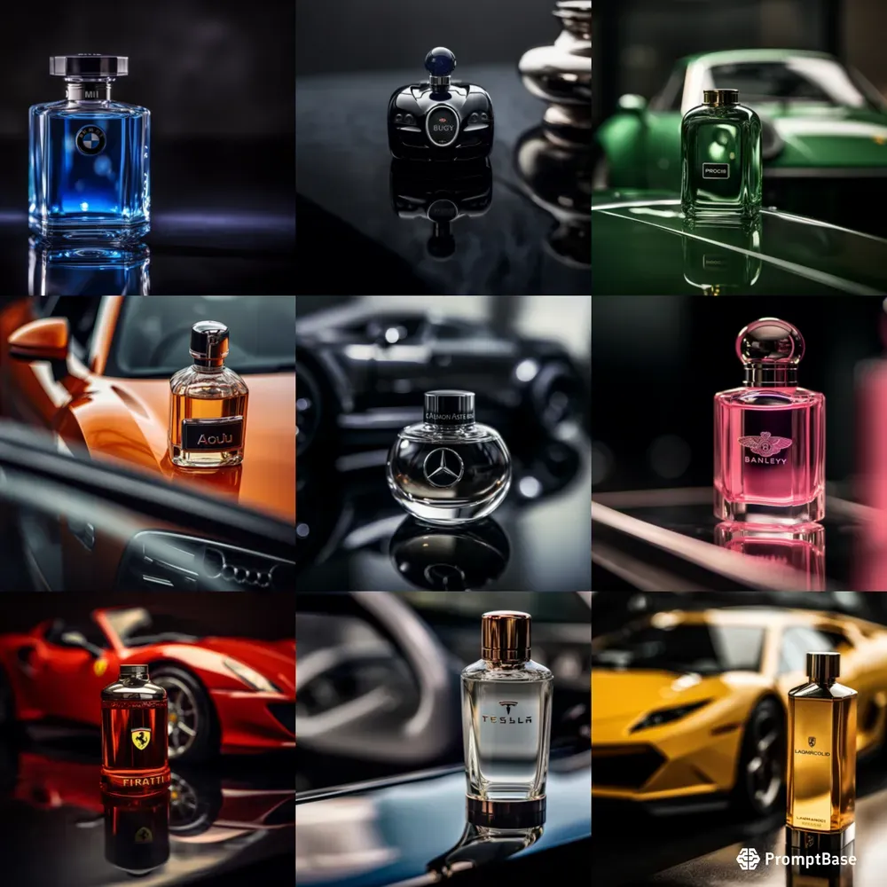 Fragrances Of The Luxury Car Brands Midjourney Prompt | PromptBase