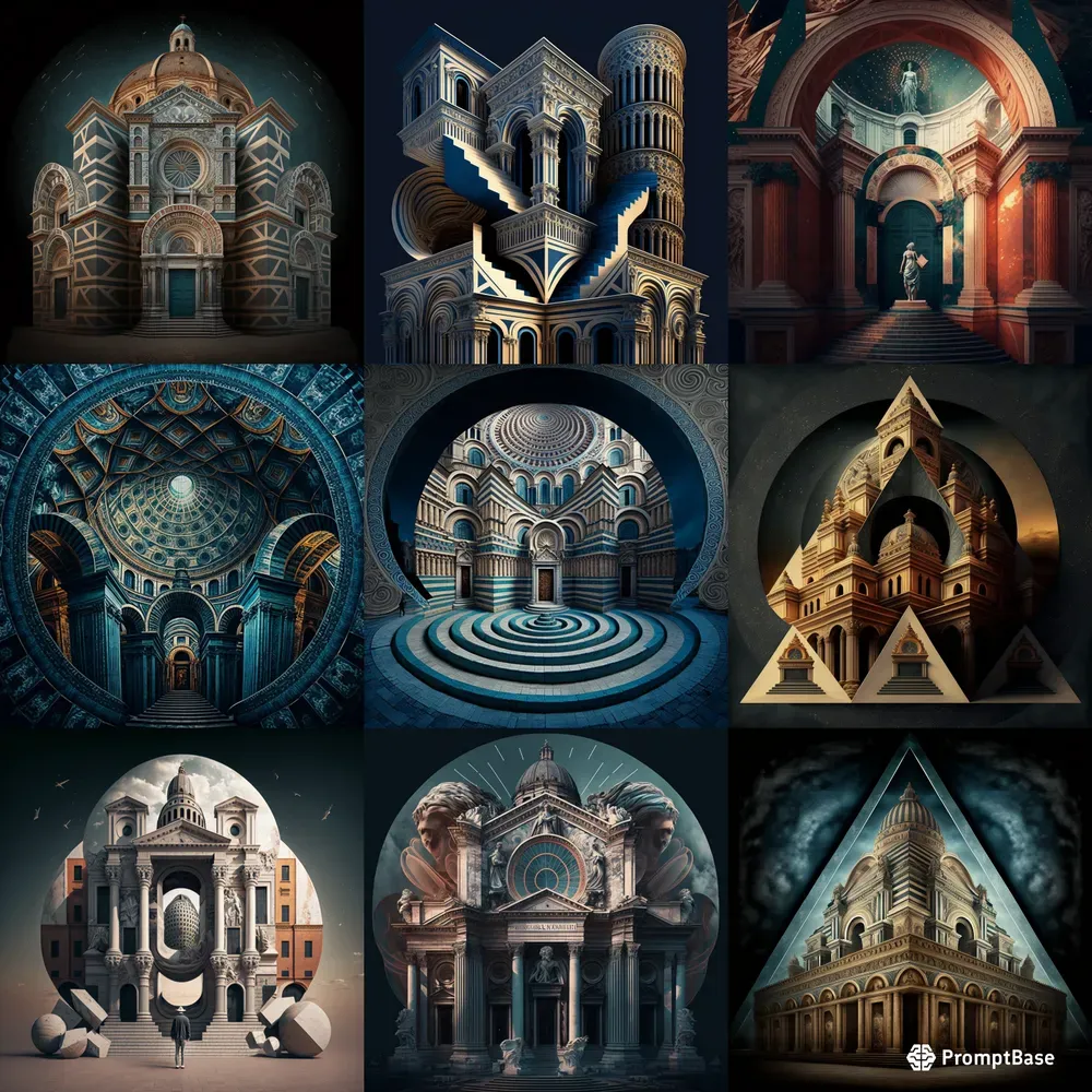 Ancient Structures Midjourney Prompt | PromptBase