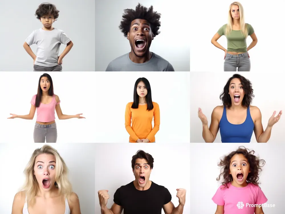 Social Media YouTube Thumbnails Models Midjourney Prompt | PromptBase