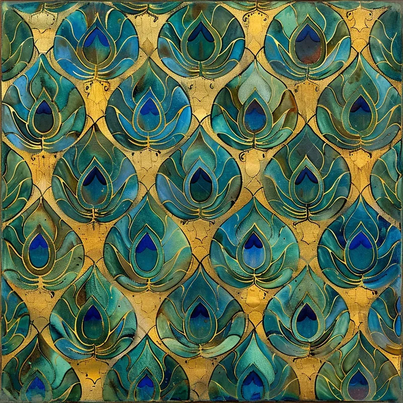 Luxurious Repeating Patterns Midjourney Prompt | PromptBase