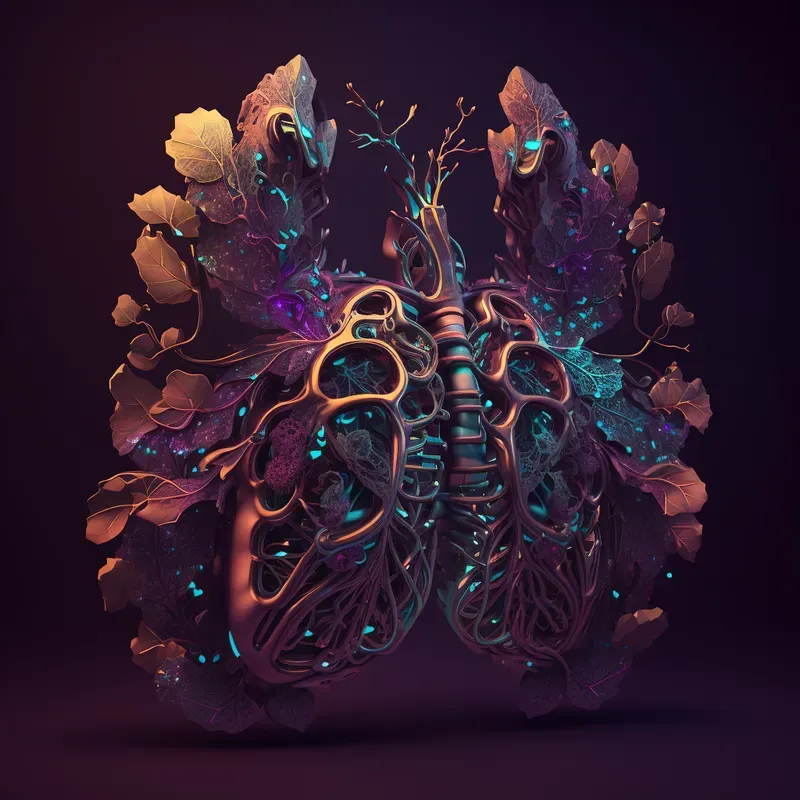 3D Human Organ Medical Biology Abstracts Midjourney Prompt | PromptBase