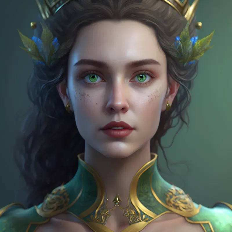 Realistic Portrait Fantasy Queens Kings Midjourney Prompt | PromptBase