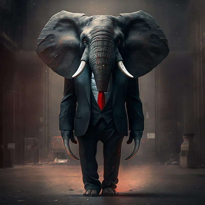 Ultra Realistic Evil Animals Clothes Midjourney Prompt | PromptBase