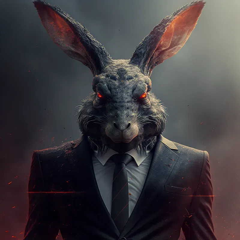 Ultra Realistic Evil Animals Clothes Midjourney Prompt | PromptBase