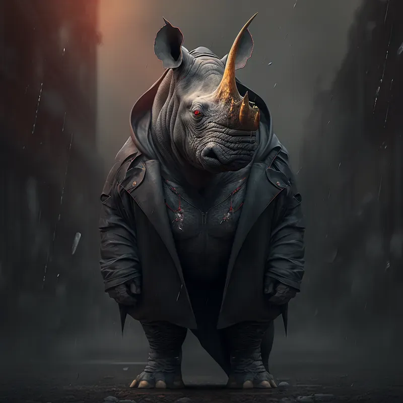 Ultra Realistic Evil Animals Clothes Midjourney Prompt | PromptBase