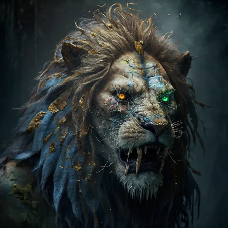 Realistic Evil Zombie Animals Portraits Midjourney Prompt | PromptBase