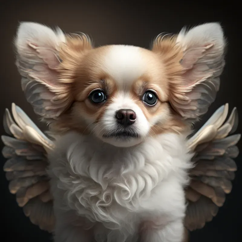 Cute Realistic Angel Animals Midjourney Prompt | PromptBase