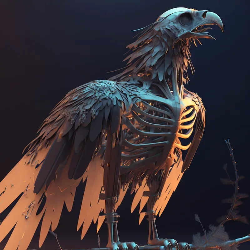 Realistic Skeletons -3D Midjourney Prompt | PromptBase