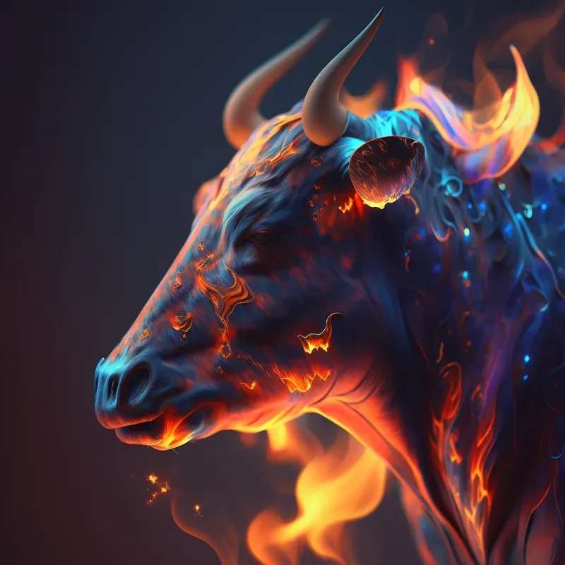 Burning Flames Realistic Fire Animals Midjourney Prompt | PromptBase