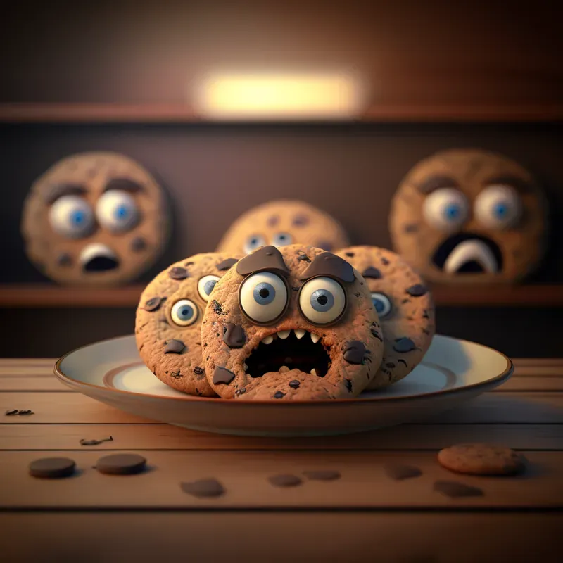 Shocked Foods With Animated Cartoon Faces Midjourney Prompt | PromptBase