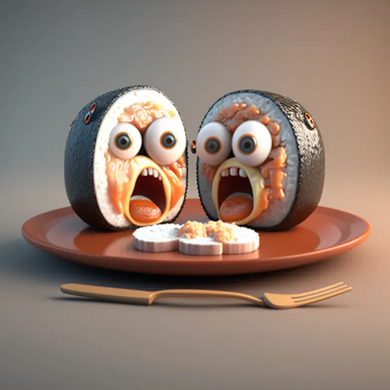 Shocked Foods With Animated Cartoon Faces Midjourney Prompt | PromptBase