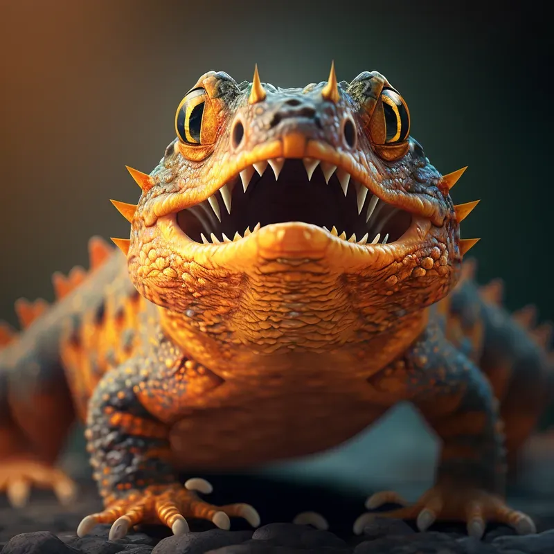 Angry Wild Animals With Sharp Teeth Midjourney Prompt | PromptBase