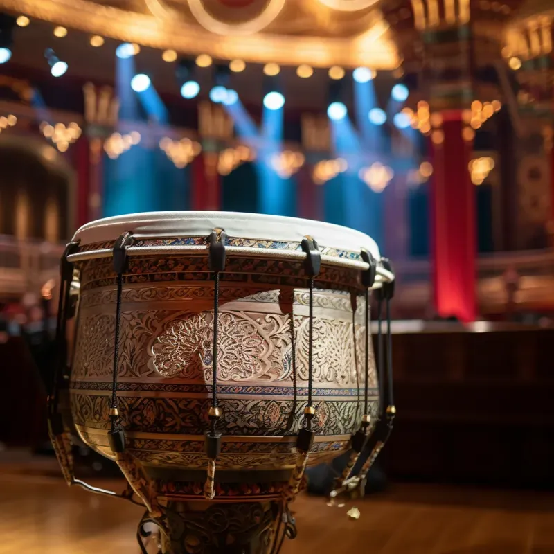 Instruments In Concert Hall Stock Photos Midjourney Prompt | PromptBase