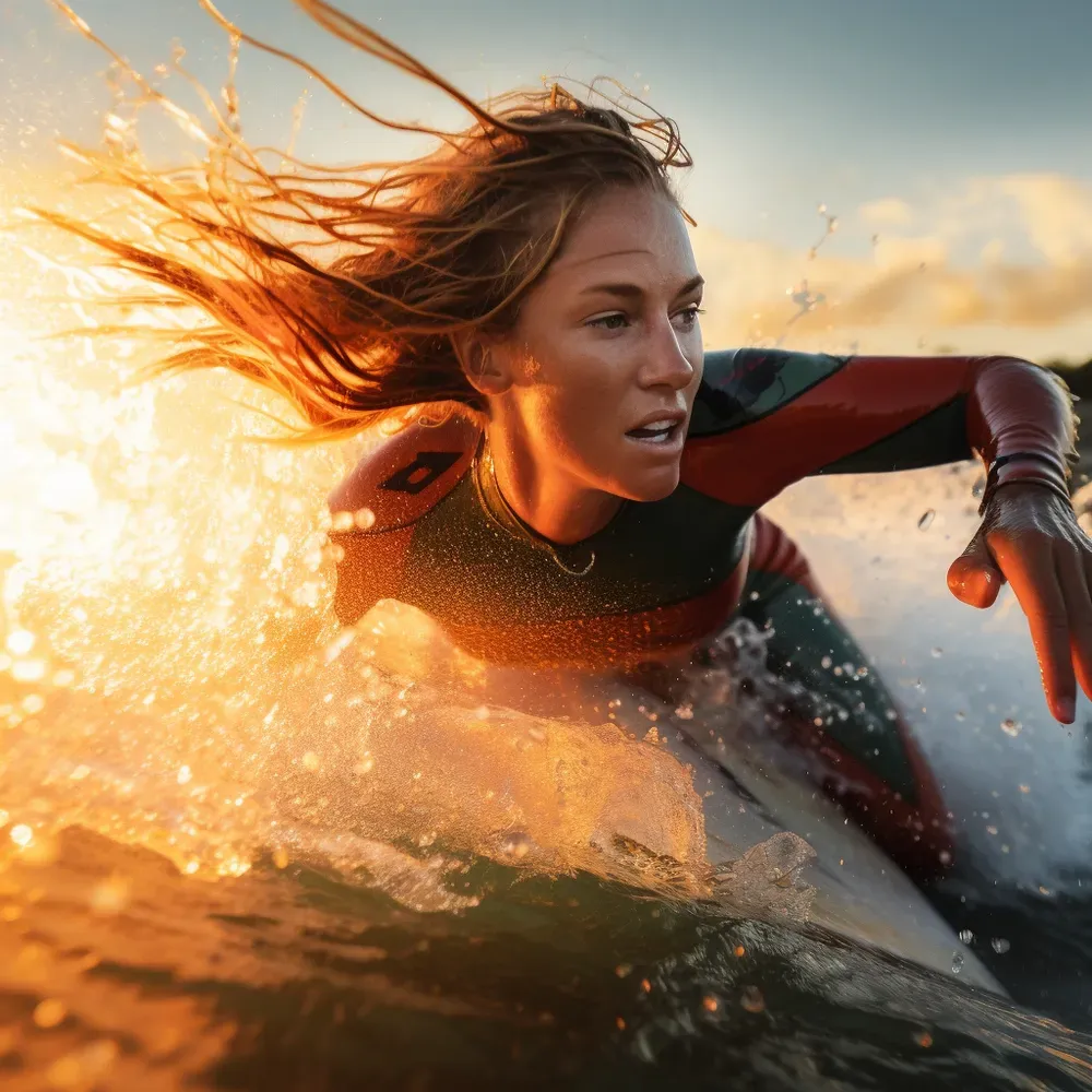 High Speed Surfer Action Photographs Midjourney Prompt | PromptBase