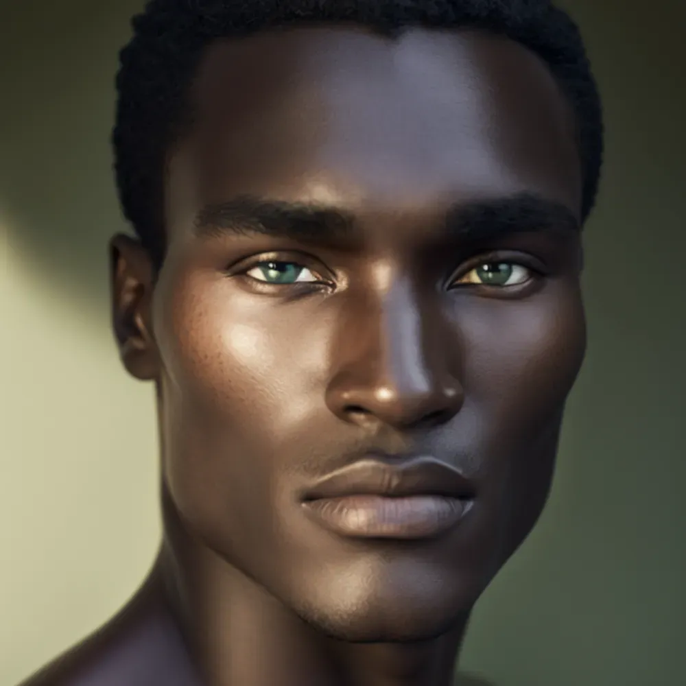 Advertisement Model Faces Portraits Midjourney Prompt | PromptBase