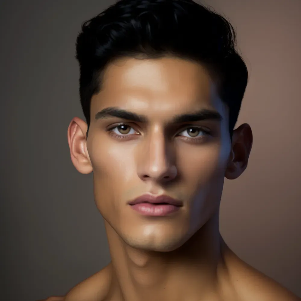 Advertisement Model Faces Portraits Midjourney Prompt | PromptBase